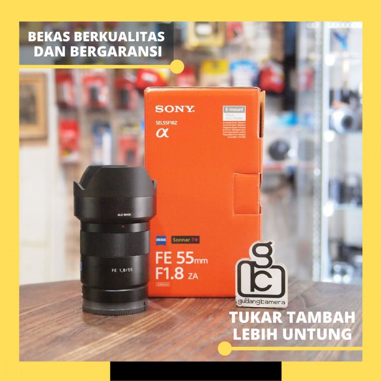 Jual Lensa FIX Sony FE 55mm F1.8 Zeiss - MINT CONDITION - 4881 murah ...