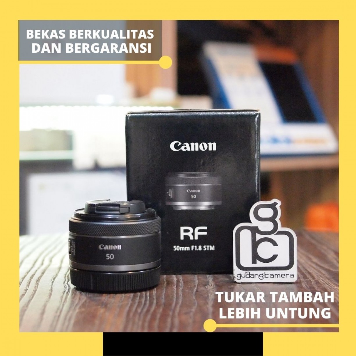 Jual Lensa Canon RF 50mm F1.8 STM - MINT CONDITION - 6728 murah ...
